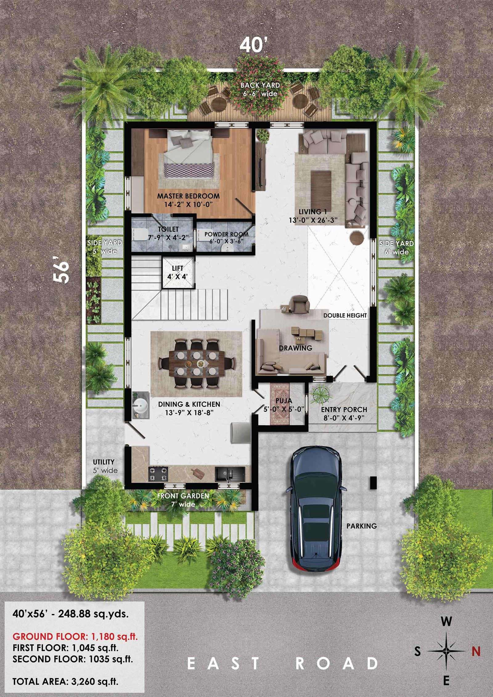 Iqon West | Triplex Villas | Mokila, Shankarpally
